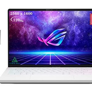 ASUS 2023 ROG Zephyrus 14" WQXGA 120Hz Gaming Laptop, AMD Ryzen-9 6900HS, 40GB DDR5 RAM, 4TB PCIe SSD, RGB Backlit Keyboard, AMD Radeon RX 6700S, Win 11, White, 32GB SnowBell USB Card