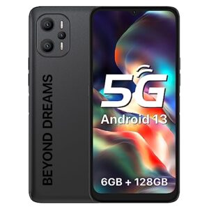 umidigi f3 pro 5g unlocked cell phones, android 13 unlocked phones, 12(6+6)gb+128gb, 48mp main camera, 6.6” fhd+ display screen, octa-core processor, 6000mah battery, dual 5g unlocked smartphone, nfc