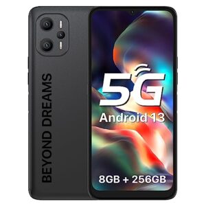 umidigi f3 pro 5g unlocked cell phones, android 13 unlocked phones, 14(8+6)gb+256gb, 48mp main camera, 6.6” fhd+ display screen, octa-core processor, 6000mah battery, dual 5g unlocked smartphone, nfc