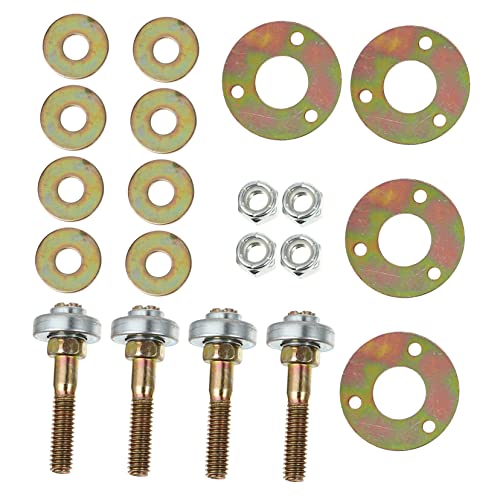 Veemoon 4pcs Rocking Chair Bearing Machine Screws Gaming Chair Accessories Furniture Bolts Patio Chair Leveling Screws Glider Rocker Parts Office Chair Bolts Furniture Connecting Fittings