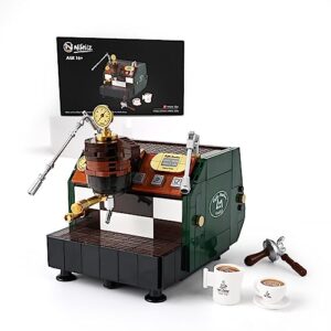 nifeliz coffee machine, semi-automatic espresso machine building model toy, delightful coffee maker display set for adult gift giving (426 pieces)