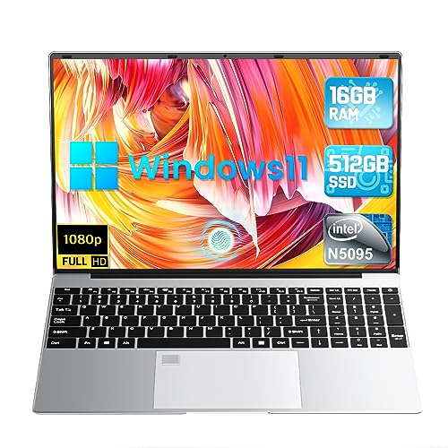 ANPCOWER 2023 Latest 15.6'' Laptop with 2.0GHz Intel Processor(up to 2.9GHz), 16GB DDR4 RAM, 512GB SSD, Windows 11 Laptop Computer with IPS FHD 1080P Display, 5G/2.4Ghz WiFi, USB 3.0, Bluetooth 4.2