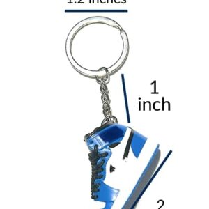 3D Sneaker Keychain with mini Jordans shoebox Keychains for men and women basketball party favors birthday gifts cute keychains for girls and basketball keychain accesories