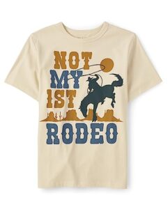 the children's place boys' short sleeve graphic t-shirt seasonal, rodeo, large