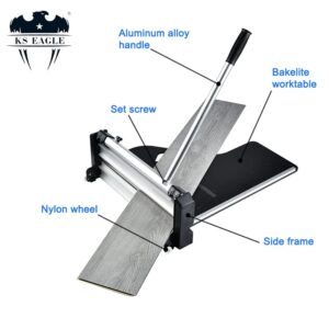 KS EAGLE 26" Laminate Flooring Shear, for LVP, WPC, LVT, SPC, VCT, PVC and Rigid Core Vinyl Plank, 0-degree and 45-degree cuts