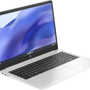 HP Chromebook 15 15.6" HD (Intel Pentium N6000, 8GB RAM, 128GB Storage (64GB eMMc + 64GB SD Card), UHD Graphics, Numeric KB) Home & Student Laptop, Anti-Glare, Webcam, Wi-Fi, IST SD Card, Chrome OS