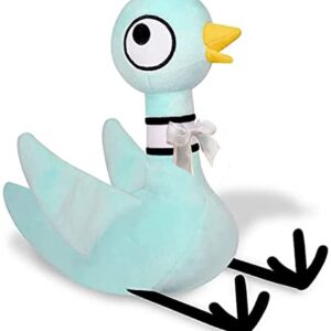 Don't Let The Pigeon Drive The Bus 12” Plush Mo Willems Kohls Soft Stuffed Bird Stuffed Animal Toy for Boy,Soft Durable,Girl Toys,Gifts for Kids,Home Decor Plushies