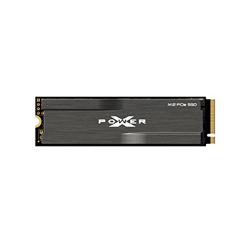 Silicon Power 4TB XS70 Nvme PCIe Gen4 M.2 2280 SSD R/W Up to 7,200/6,800 MB/s, DRAM Cache, with Heatsink (SP04KGBP44XS7005US)