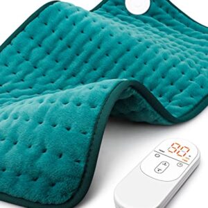 Heating Pad for Back Pain Relief with 6 Heat Settings, 4 Auto-Off, Gifts for Women Mom Men Dad, Electric Heating Pads for Cramps/Abdomen/Waist/Shoulder, Moist Dry Heat Options, 12" x 24"