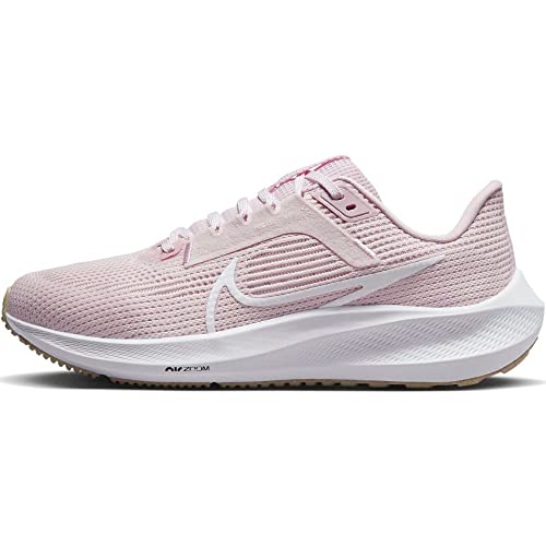 Nike Womens W Air Zoom Pegasus 40 Running Shoe, PEARL PINK/WHITE-PINK FOAM -HEMP, 3 UK (5.5 US)