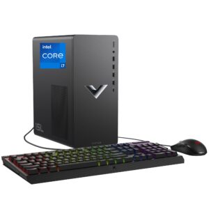 victus 15l gaming desktop hyperx bundle, 13th generation intel core i7-13700f, 16 gb ram, 1 tb ssd, nvidia geforce rtx 3060 ti graphics, windows 11 home, tg02-1040h (2023)