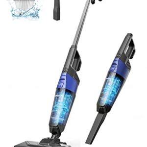 Aspiron Stick Vacuum Cleaner, Small Vacuum Cleaner with 20kPa Powerful Suction & 0.88QT Dust Cup and 16ft Power Cord, 5-in-1 Handheld Lightweight Bagless Vacuum Cleaner Carpet and Floor for Pet