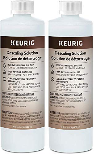 Descaling Solution for Keurig Coffee Machines with Free Direct Coffee Tea Est 2019 Sticker