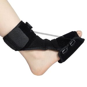 plantar fasciitis relief night splint - upgrade achilles tendonitis brace with rotating knob iron wire elastic dorsal night splint, for women & men plantar fasciitis relief foot drop heel arch pain.