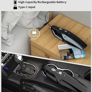 SERVOMASTER Handheld Vacuum Cleaner Cordless, Small Powerful Car Vacuum Cleaner with Rechargeable Battery, Portable Car Hand Held Vacuum Cleaner Accessories Interior Cleaning Kit for Men Women