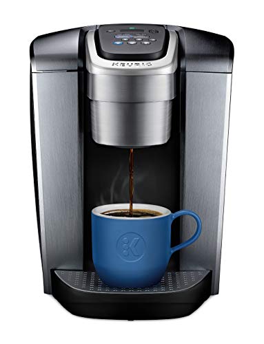 Keurig K-Elite Coffee Maker, Single Serve K-Cup Pod Coffee Brewer, With Iced Coffee Capability & 3-Month Brewer Maintenance Kit Includes Descaling Solution, Water Filter Cartridges & Rinse Pods