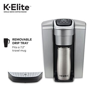 Keurig K-Elite Coffee Maker, Single Serve K-Cup Pod Coffee Brewer, With Iced Coffee Capability & 3-Month Brewer Maintenance Kit Includes Descaling Solution, Water Filter Cartridges & Rinse Pods