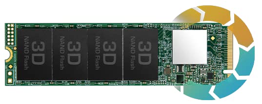 Transcend 250GB MTE115S NVMe Internal SSD - Gen3 x4 PCIe M.2 2280, Up to 3,200MB/s - TS250GMTE115S