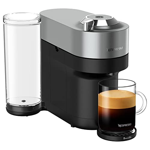 Nespresso Vertuo POP+ Deluxe Coffee and Espresso Machine by Breville, Titan