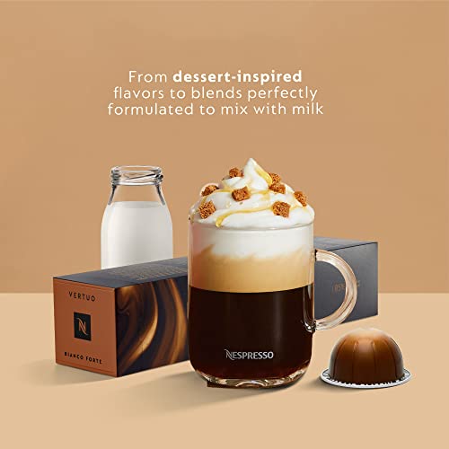 Nespresso Vertuo POP+ Deluxe Coffee and Espresso Machine by Breville, Titan