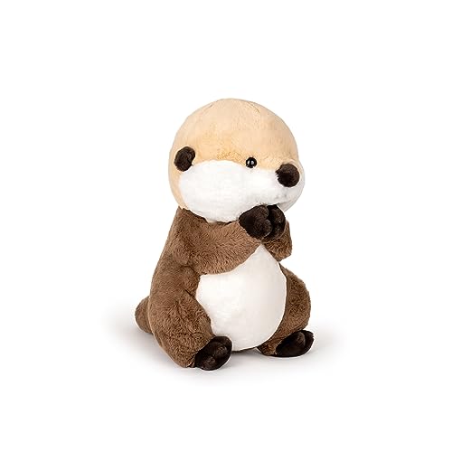 Wanwu World Otter Stuffed Animals 9.8" Cute Sea Soft Otter Plushie Toy Christmas Birthday for Kids Children Girls Boys