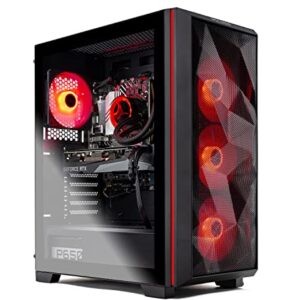 Skytech Gaming Skytech Chronos Gaming PC Desktop – Intel Core i7 13700F 2.1 GHz, NVIDIA RTX 4060 Ti, 1TB NVME SSD, 32GB DDR5 RAM RGB, 650W Gold PSU, 360mm AIO, 11AC Wi-Fi, Windows 11 Home 64-bit