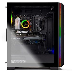 Skytech Gaming Skytech Chronos Gaming PC Desktop – Intel Core i7 13700F 2.1 GHz, NVIDIA RTX 4060 Ti, 1TB NVME SSD, 32GB DDR5 RAM RGB, 650W Gold PSU, 360mm AIO, 11AC Wi-Fi, Windows 11 Home 64-bit