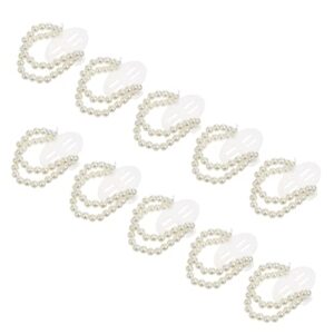 didiseaon 10pcs bridal wrist pearls stretchy bracelets wedding stuff prom wrist corsage wedding corsages bracelet corsage wristlet wedding wrist corsages wrist corsage bracelet wrist cuffs