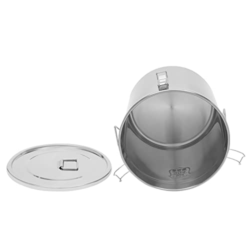 DNYSYSJ Stainless Food Container 304 Stainless Steel Airtight Canister Flour Containers with Lids Airtight Stainless Steel Bucket For Food, Bean, Flour, Oil, Sugar, Milk