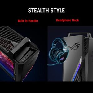 Asus 2022 ROG Gaming Desktop, Intel Core i7-12700F Processor, 32GB DDR4 RAM, 2TB PCIe SSD + 1TB HDD, NVIDIA GeForce RTX 3060 12G DDR6, Win 11 Pro, Black