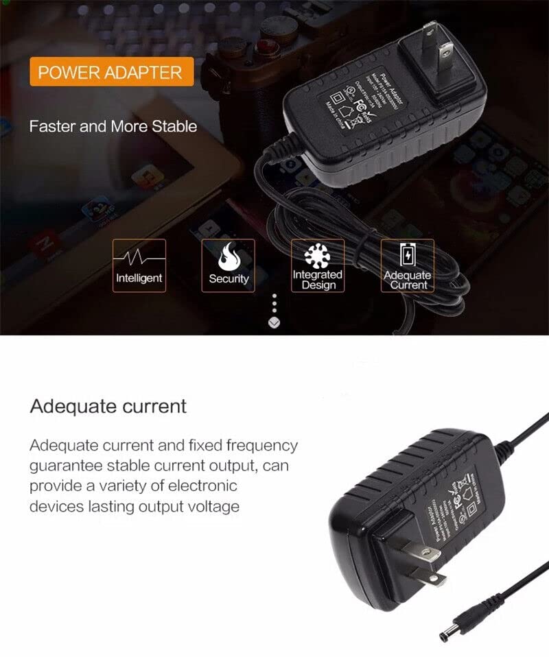 DKKPIA AC Adapter for RCA ProV730 ProV742 8mm Video Camcorder Power Supply Cord Charger