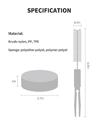 New PETKIT Pet Water Fountain Cleaning Kit, Cat Water Fountain Brush PETKIT Pet Water Fountain Cleaning Kit, Cat Water Fountain Brush and Sponge