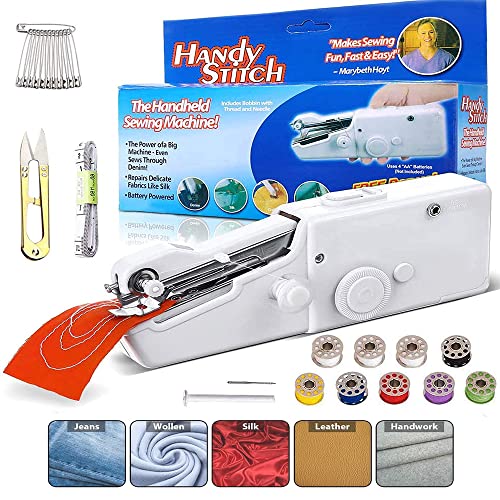 Handheld Sewing Machine Portable Electric Cordless Sewing Machine