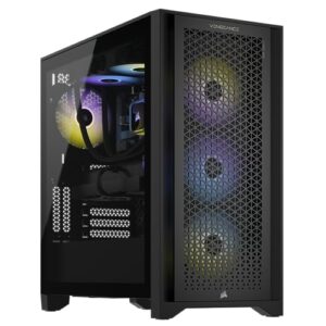 corsair vengeance i7400 series gaming pc - liquid cooled intel® core™ i9 12900k cpu - nvidia® geforce rtx™ rtx 4090 gpu - 2tb m.2 ssd - 64gb vengeance rgb ddr5 memory - black