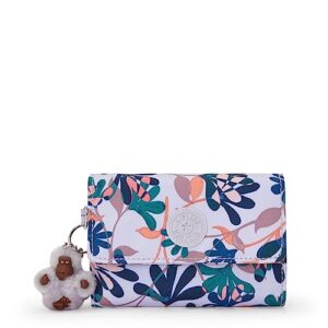 kipling pixi medium printed organizer wallet dramatic blooms