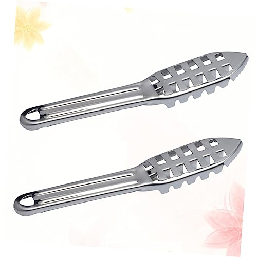 Housoutil 2pcs Power Tools Seafood Tools Fish Bone Tweezers Fish Skin Cleaner Fish Scale Scraper Remover Fish Scales Silver Daily Use Detergent Fish Scale Brush