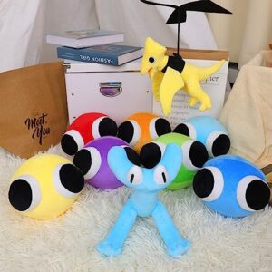 SUPGOD Cyan Rainbow Friend Chapter 2 Plush,10" Rainbow Friend Chapter 2 Plushies Stuffed Animals Doll Toys,Kids Game Fans Birthday Party Favor Preferred Gift for Holidays,Birthdays