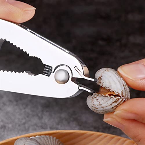 XENITE Nutcracker, Clam Clam Opener Special Zinc Alloy Kitchen Tool for Clam Clam Opening Walnut Crab Clip Nutcracker