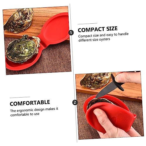 Kitchen Tool 3pcs Oyster Clip Debarking Tool Jar Opener Gloves Holder Crab Shucker Oyster Holder Kitchen Tool Oyster Shucking Tool Oysters Shucking Tool Silica Gel