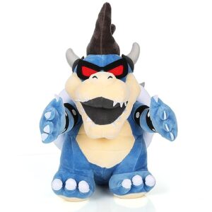 meponsat super king plush stuffed animals, 11.4" blue cuddly stuffed plush toy for kids boys girls birthday gift