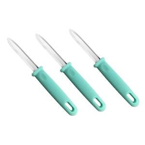 upkoch 3pcs oyster knife home tools stainless steel bottle opener debarking tool seafood tools shell shucking knife oyster opening knife shellfish opener oyster shucker kitchen accessory