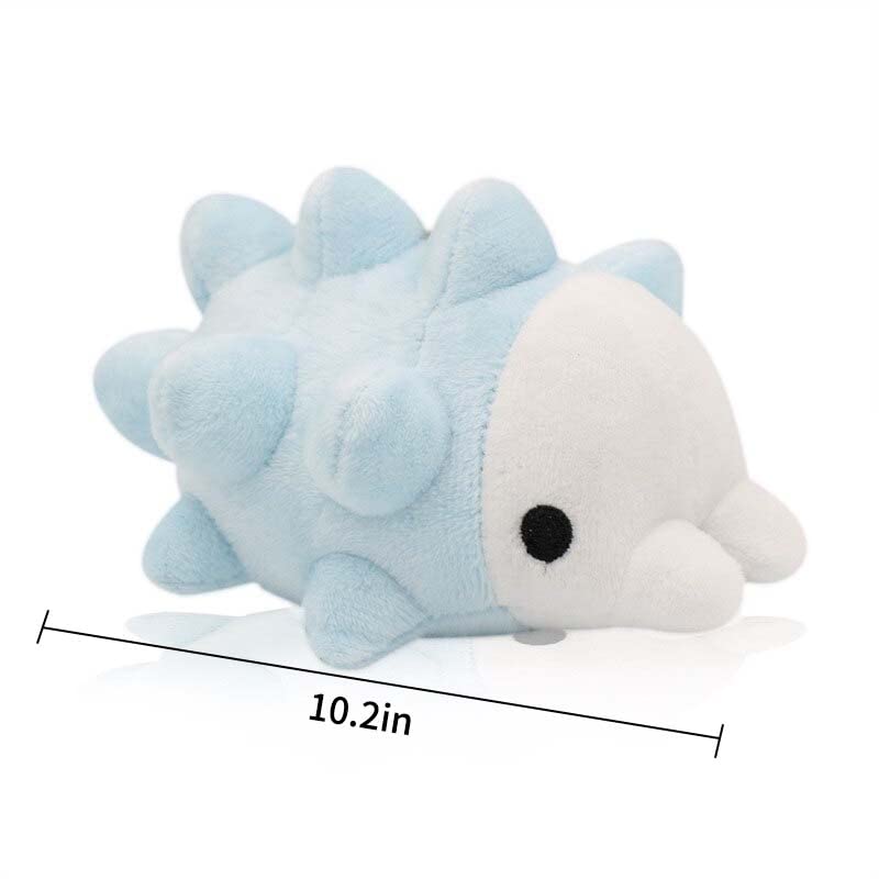 ISTOVO 10.2 Inch Blue Little Monster Plush Cute Stuffed Animal Monster Plush Super Soft Graduation Gift