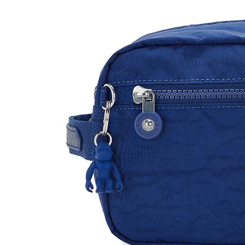 Kipling Women’s Agot Toiletry Bag, Lightweight Travel Organizer, Nylon Cosmetics Kit, Deep Sky Blue