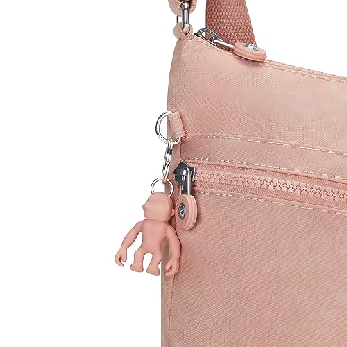 Kipling Women’s Izellah Crossbody, Super Light Everyday Purse, Nylon Shoulder Bag, Tender Rose