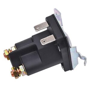 RUTU 12V Starter Solenoid 178861 532192507 582042801 4 Terminals 100A Solenoid Compatible with Craftsman Lawn Tractor Ariens Riding Mower Ryobi Garden Tractor