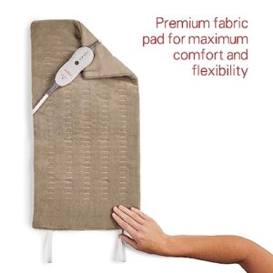 Sunbeam® Premium Sunbeam® Heating Pad with Compact Storage, King Size, Beige