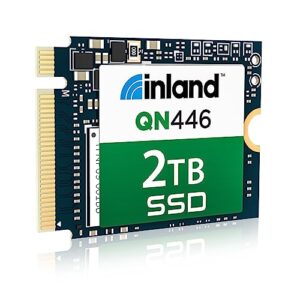 INLAND QN446 2TB M.2 2230 SSD PCIe Gen 4.0x4 NVMe Internal Solid State Drive Gaming Internal SSD, Compatible with Steam Deck, ROG Ally Mini PCs