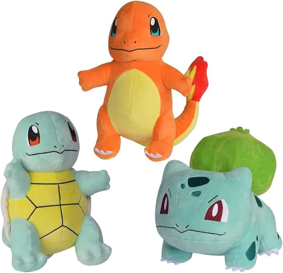 Plush Starter 3 Pack - Must-Have for Kids, Babies, Toddlers, Fans（8 inches）