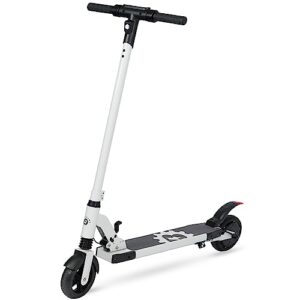 electric scooter adults high performance kick scooter,portable folding commuting electric scooter (white)