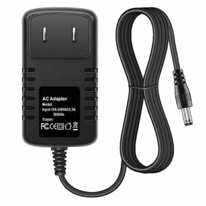 nuxkst ac dc adapter for hitachi digital 8 hi8 8mm video camcorder vhsc camera vm-h53e vm-e53a vm-e55a vm-h57 vm-h57a vm-h57e vm-e57e power supply cord (note: without battery charger dock.)